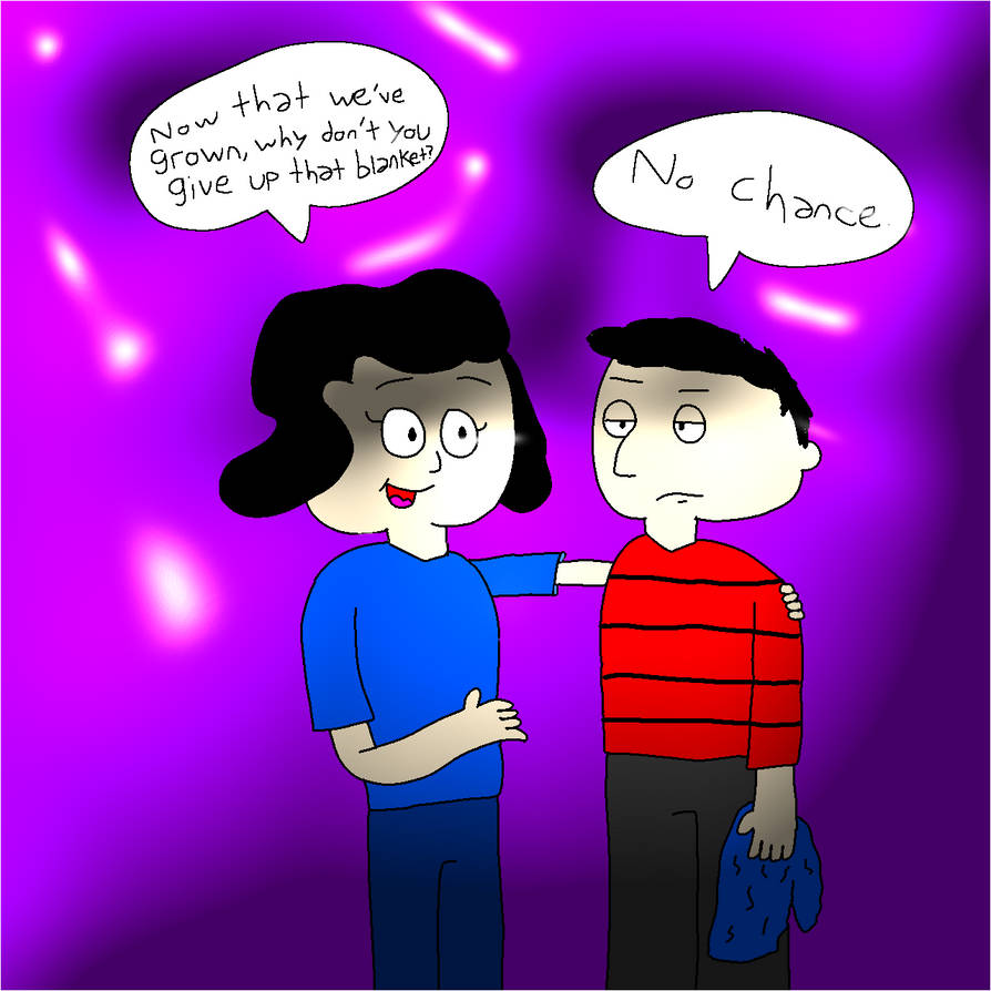 Linus and Lucy Grownup by frogtable125