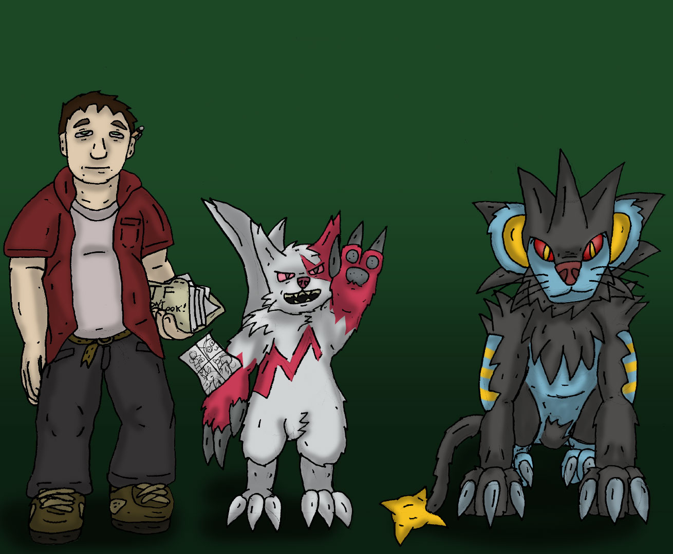 Transformed Characters Group Shot by altered