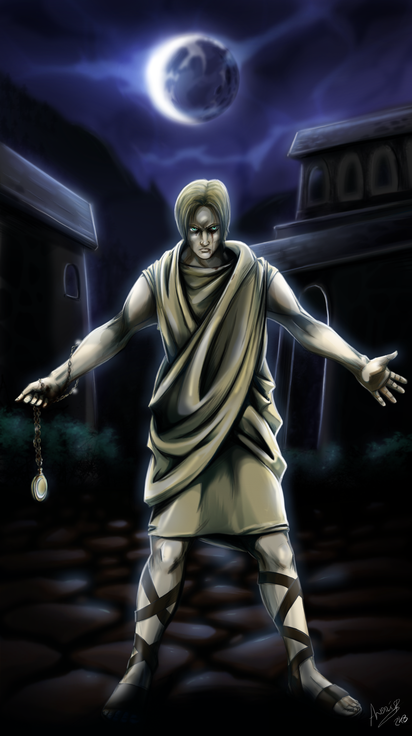 [Commission] Terranus, The Vampire Priest by Neodisher