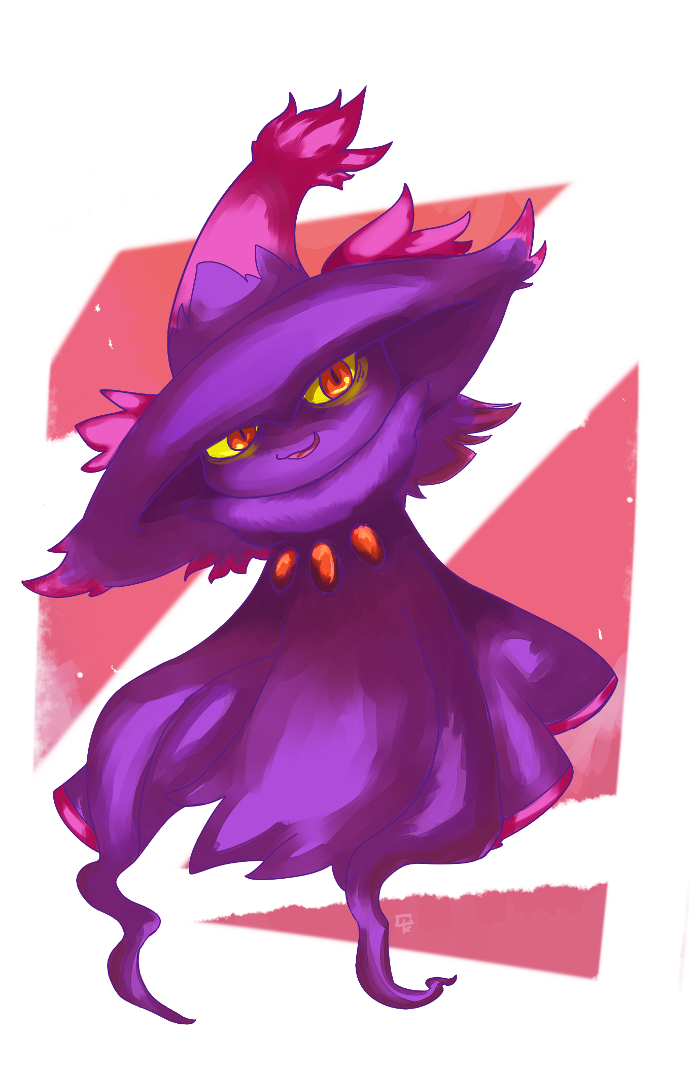 Day 8 :: Ghost type by CausticKeet