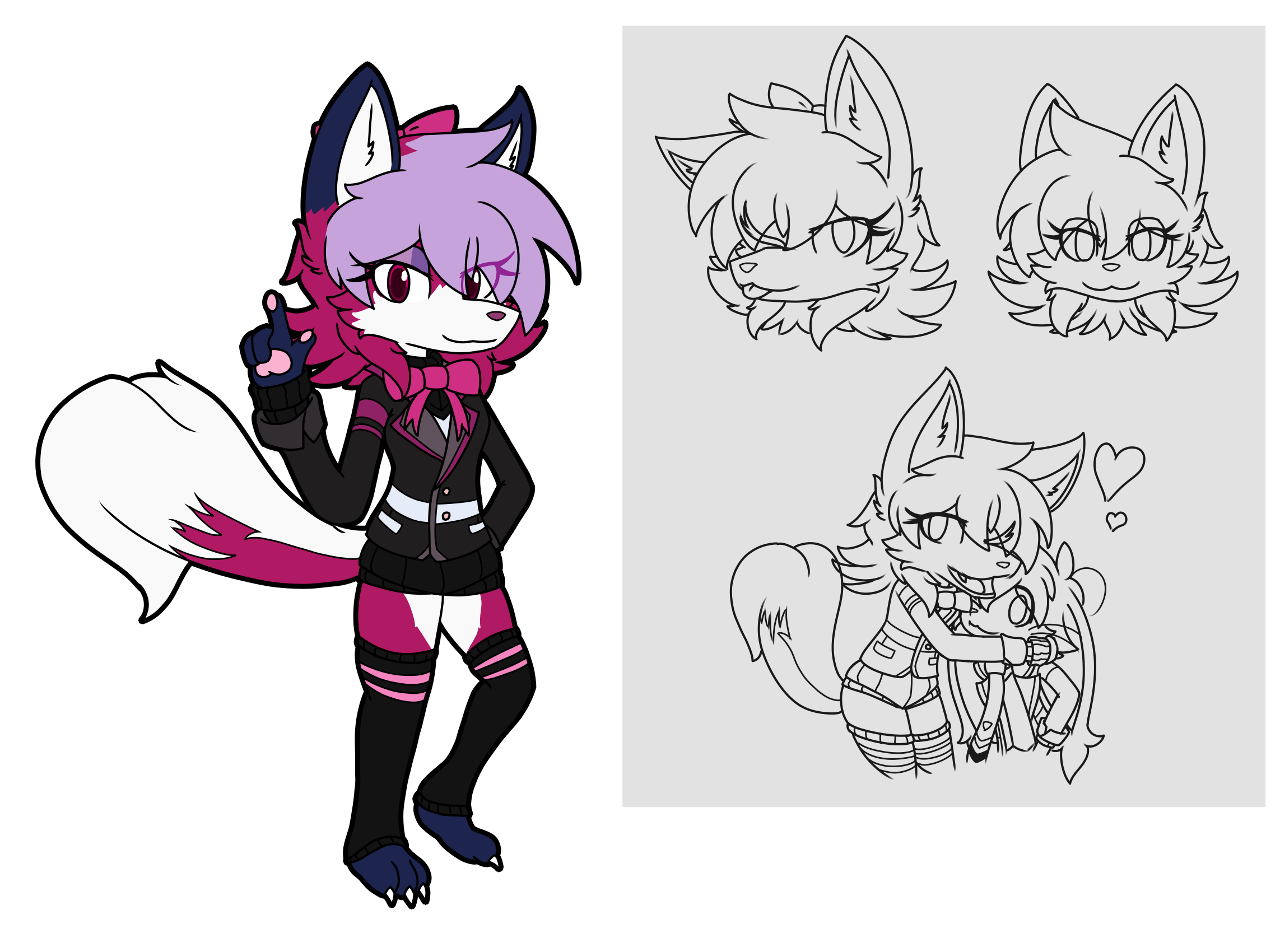 Fifi the SkunkFox by Zeskverta