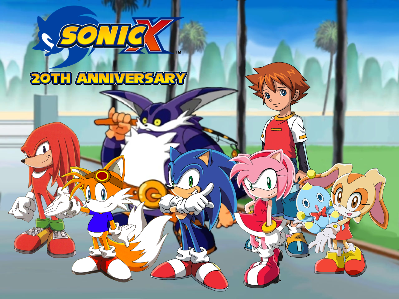 Sonic X 20th Anniversary by ToonlandianFox2002
