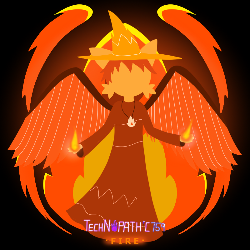 Mage cat type-- Fire by Netherkitty