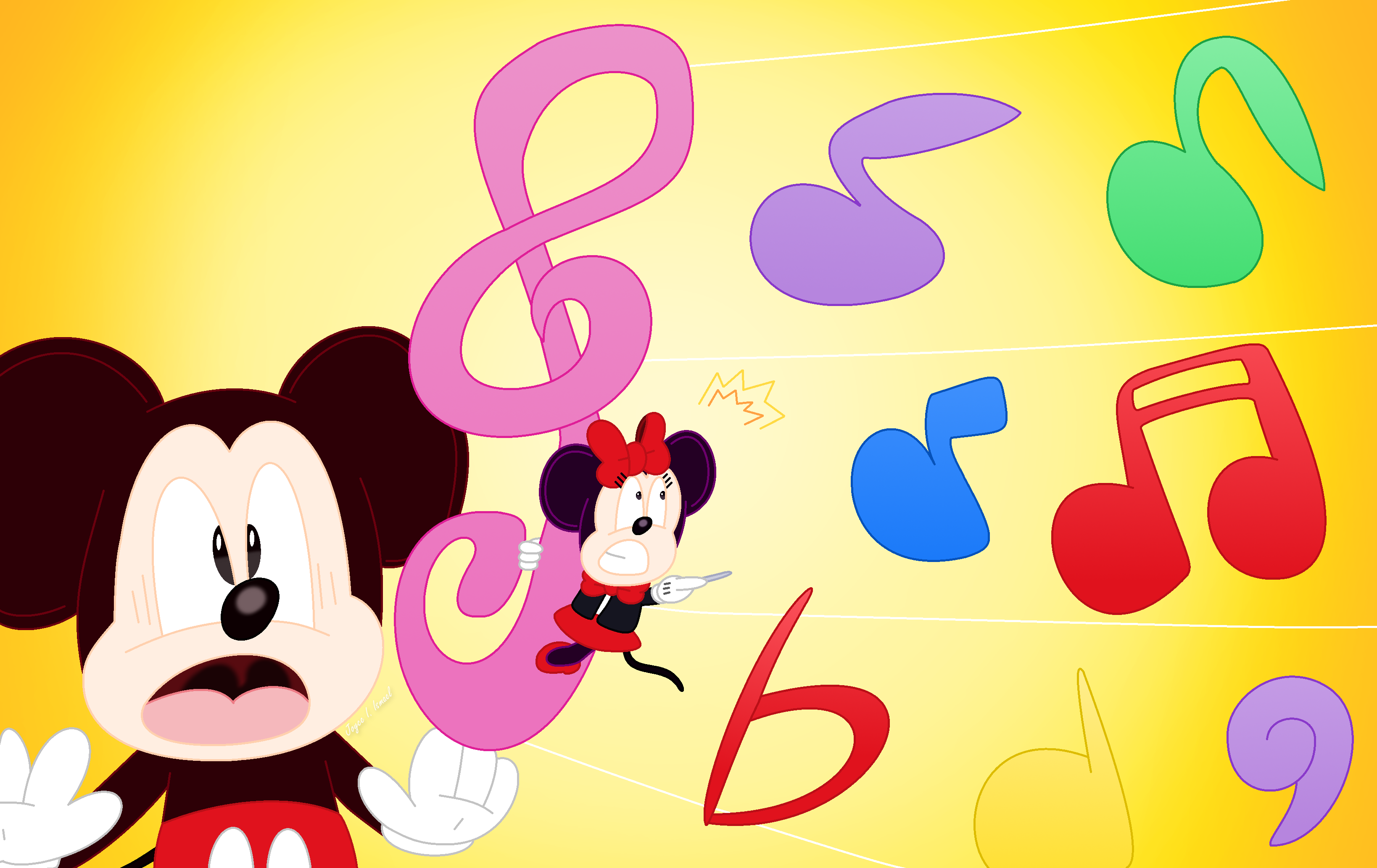 Teeny Maestro Minnie V2 by HarmonyBunny