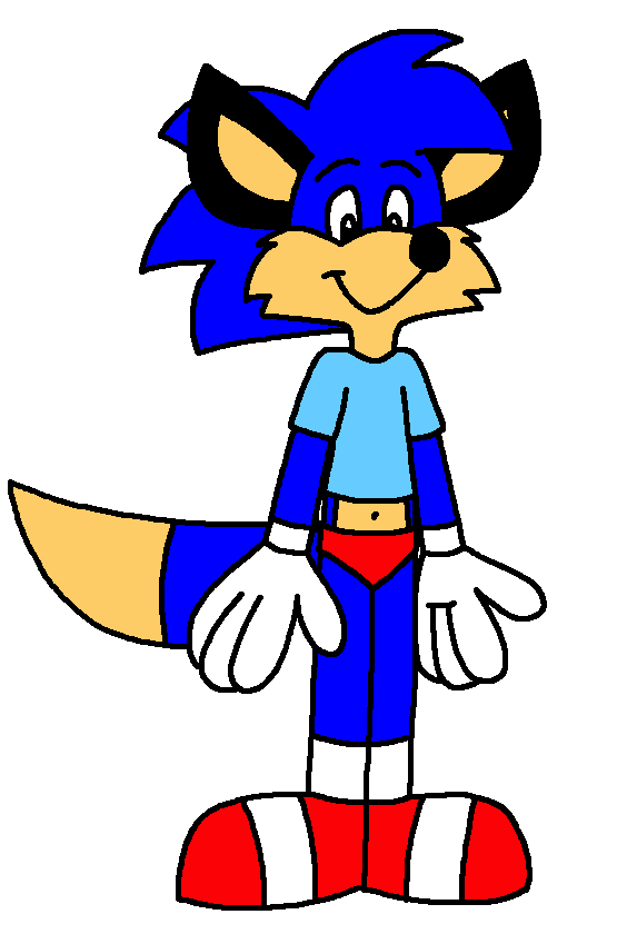 Sonic the Fox by CartoonFoxArt2002