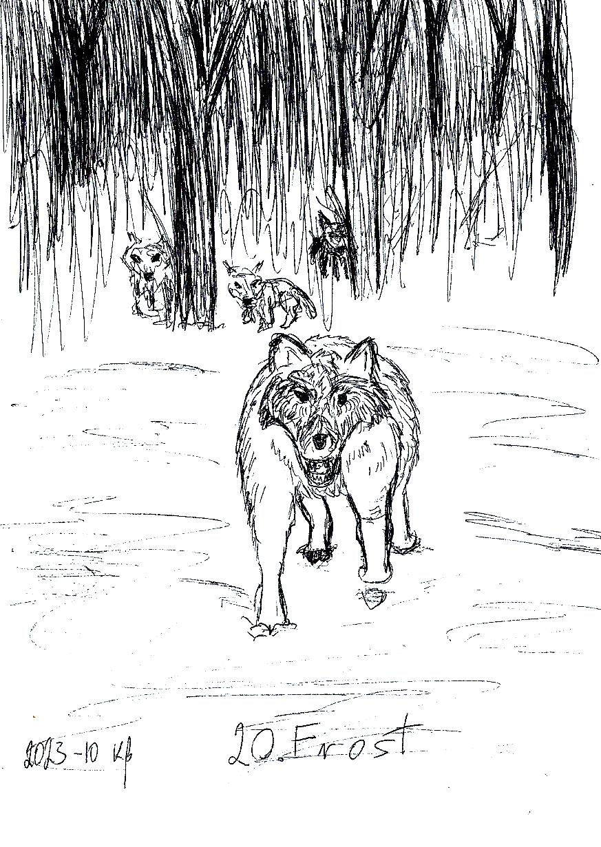 Inktober 2023 - 20. Frost by Gashren