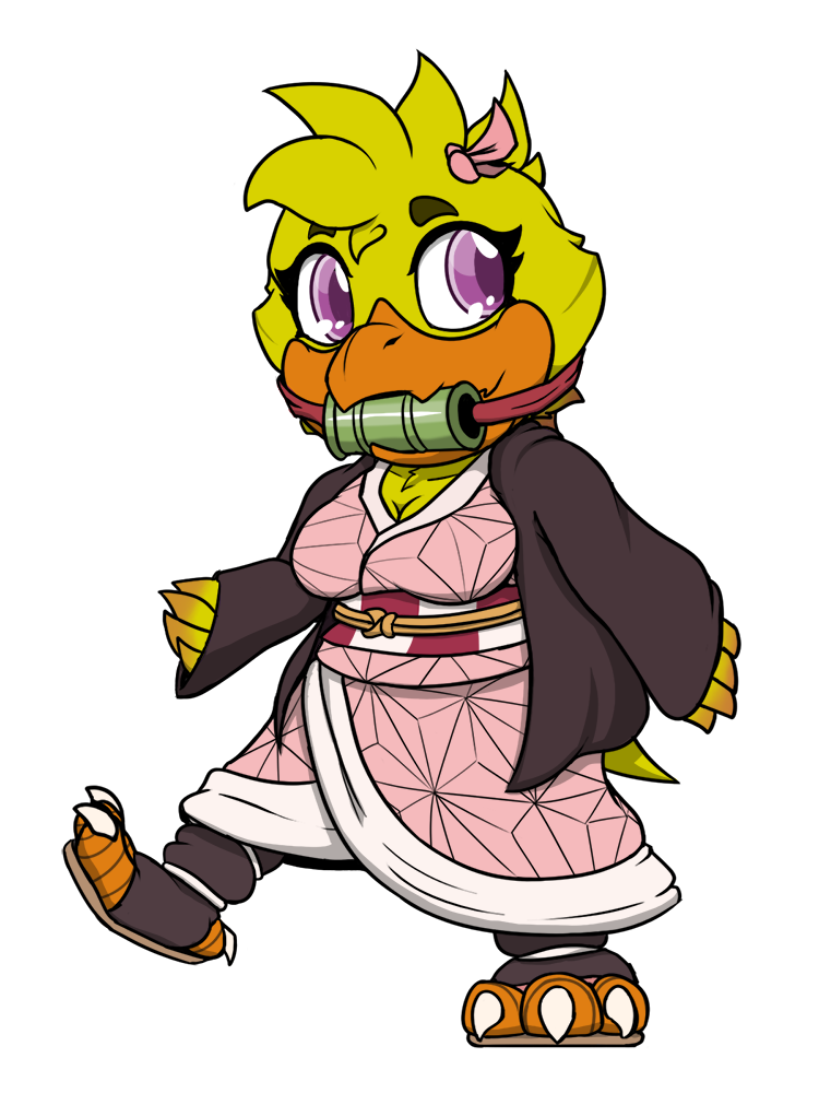 PR Chibi Chica Nezuko by TheVgBear