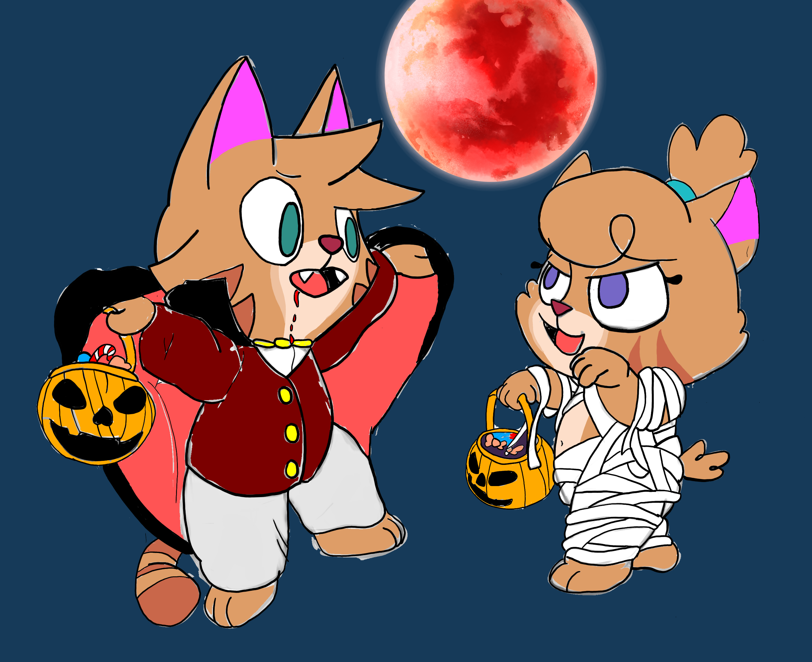Jimmy & Bimmy Halloween (by SanisPifo) by BunPatrol