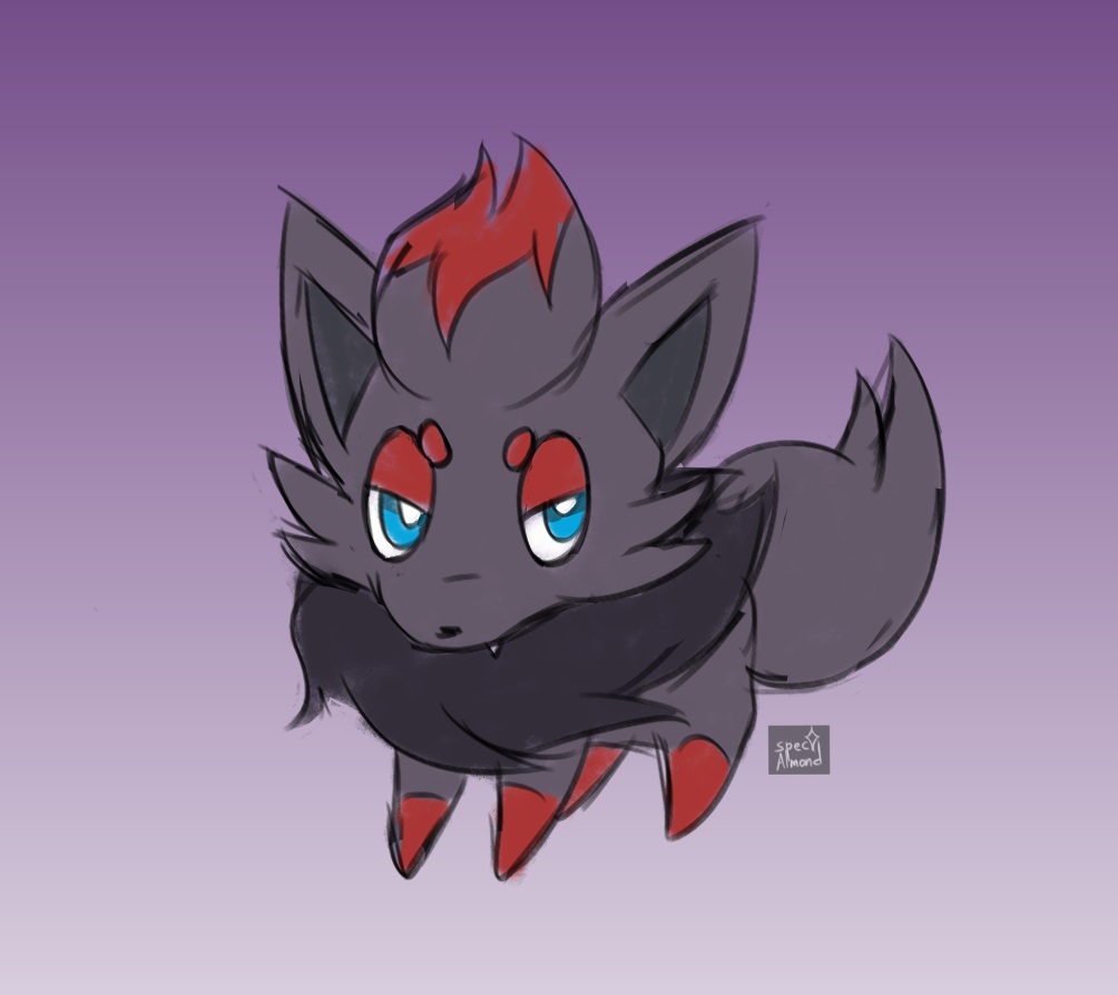 Zorua warm up sketch by SpecAlmond