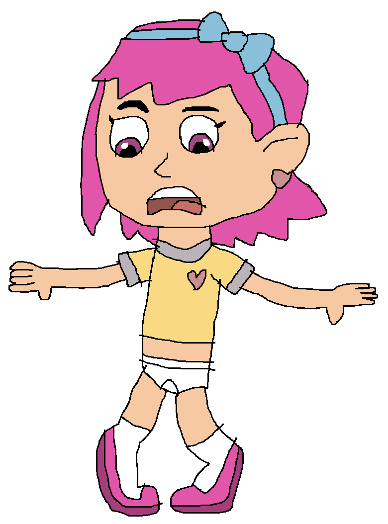 Haemi without her Skirt by Spongebob155