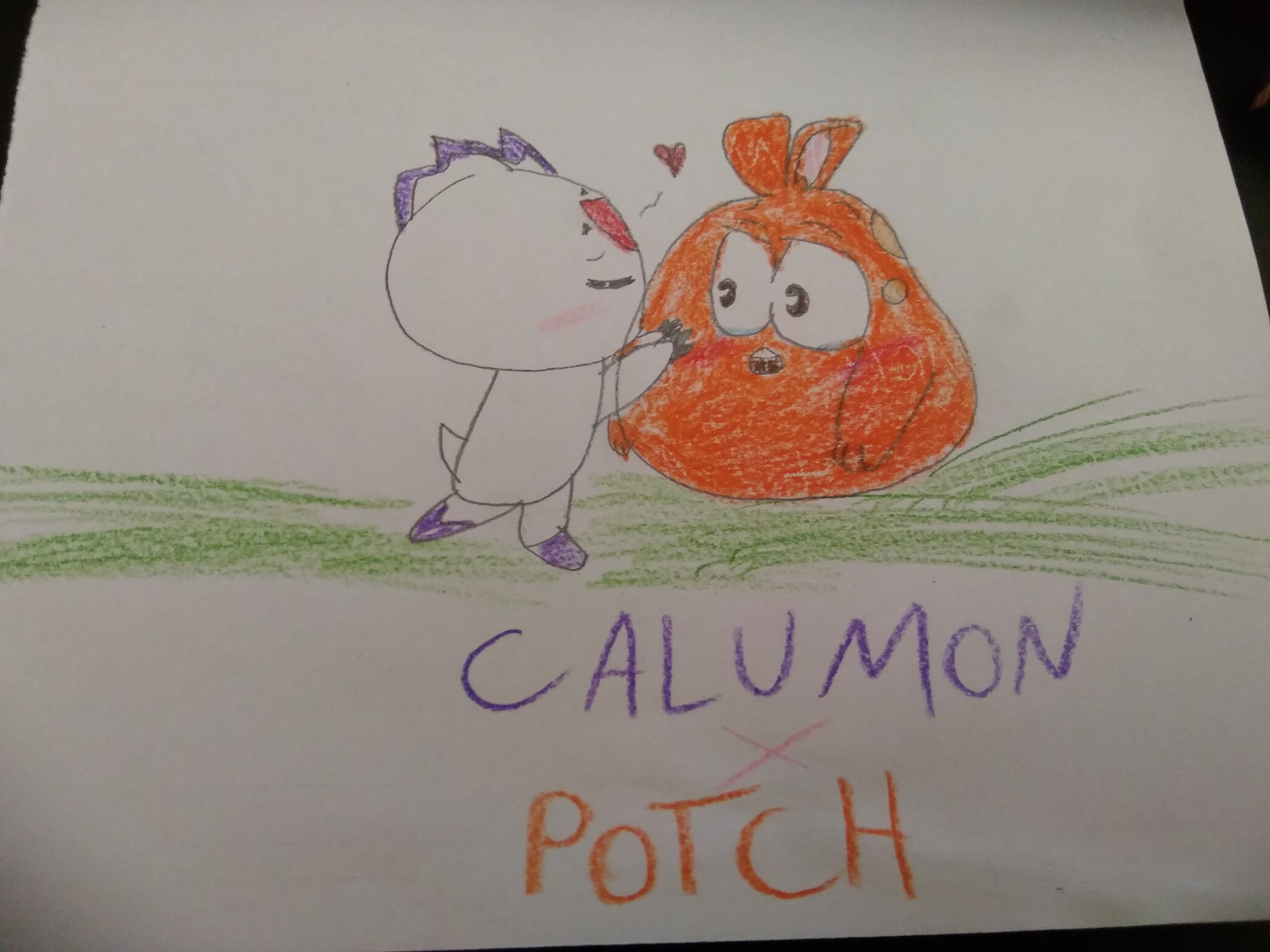 Calumon kisses with his pal by Consuelo95