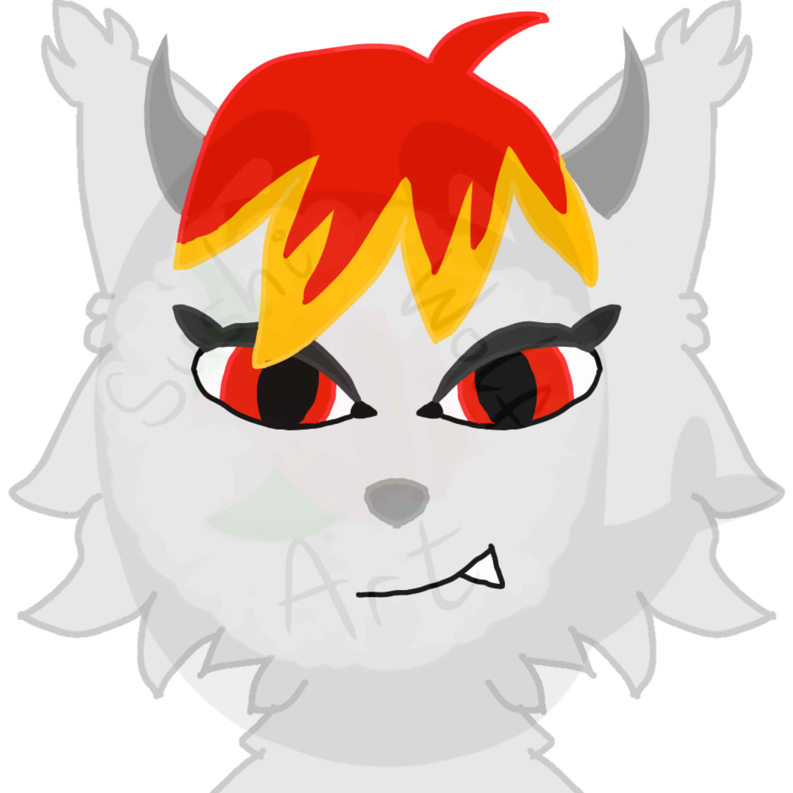 Pyro (Smoobers) by SushiWolfArt