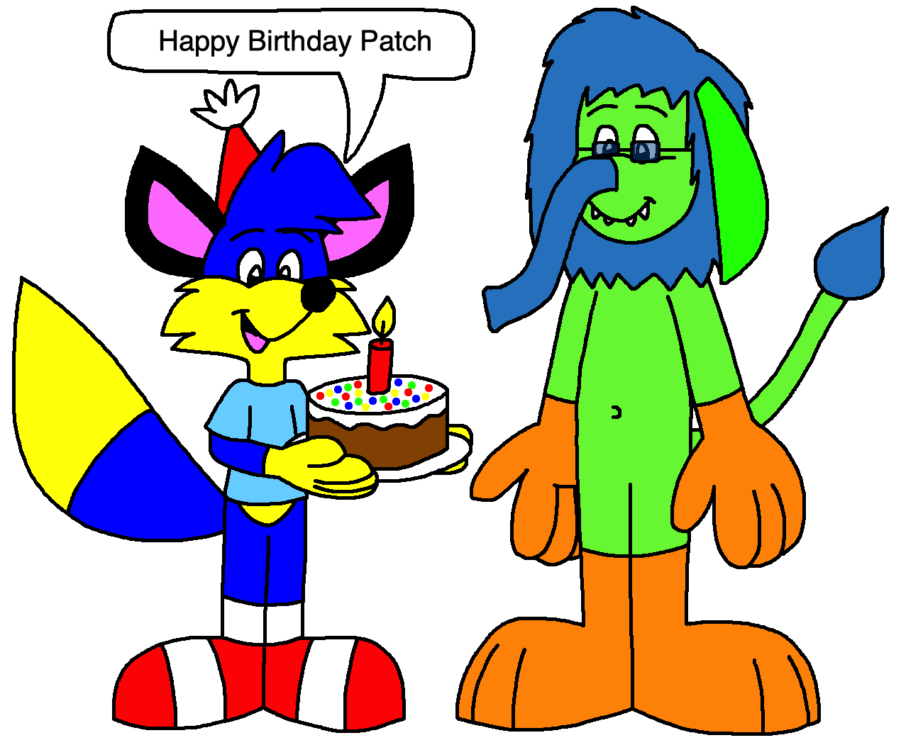 Happy Birthday Patch by ToonlandianFox2002