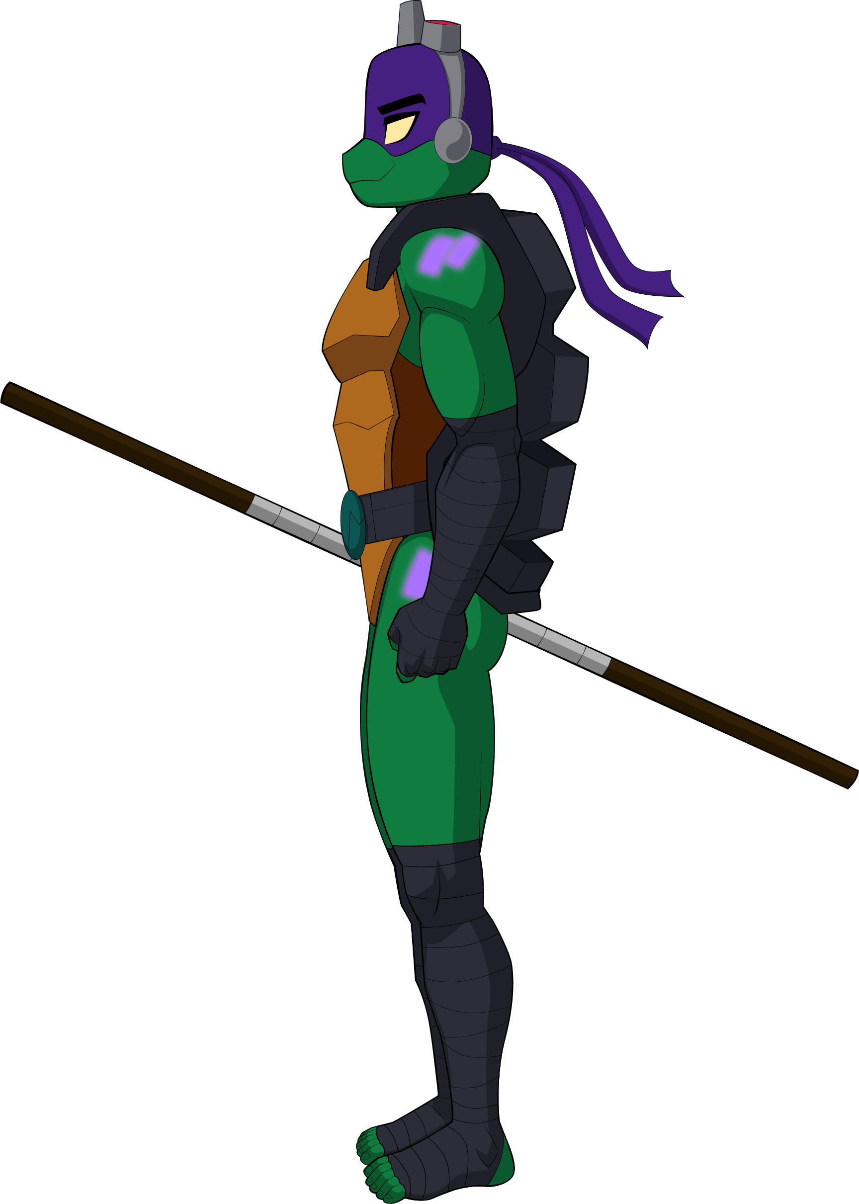 TMNT 2003 vs 2018 by darkshiner8