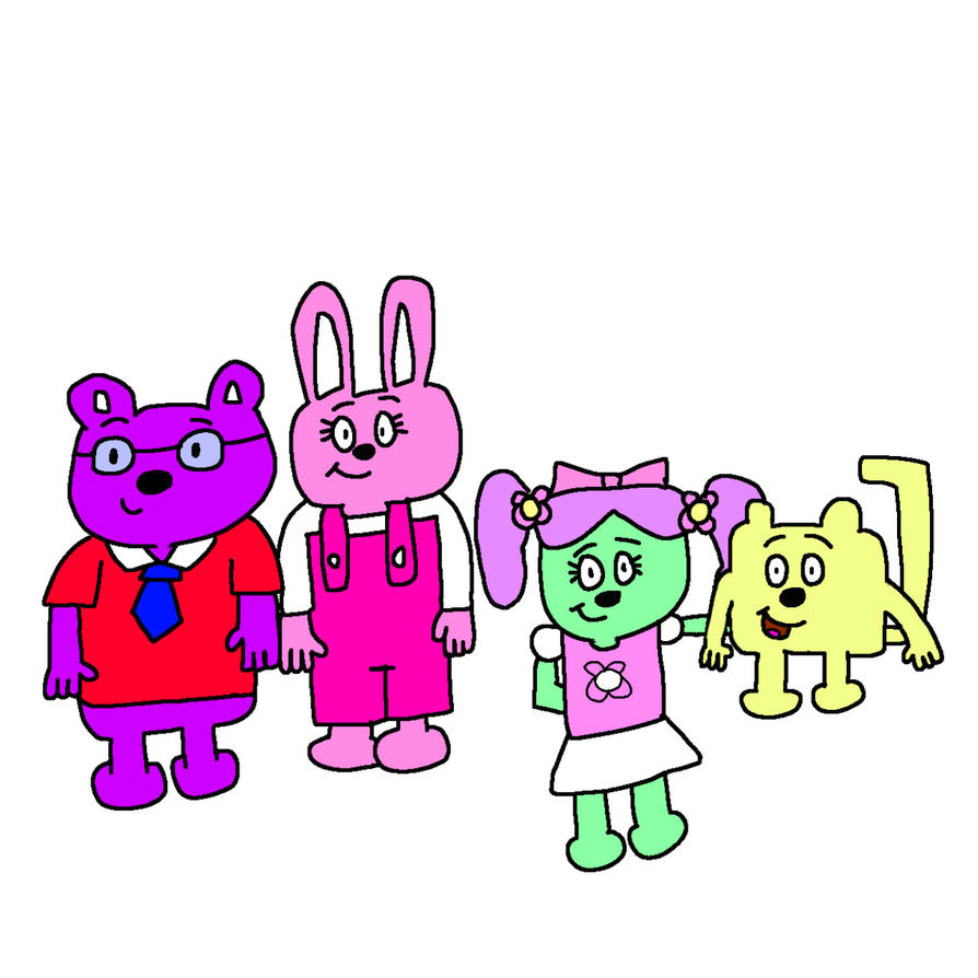 Wubbzy, Widget, Walden, and Daizy by frogtable125