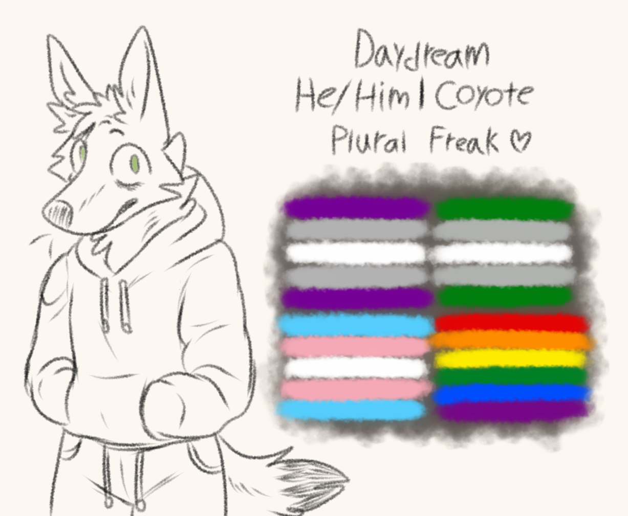 coyote doodle dump by cacklingbeast