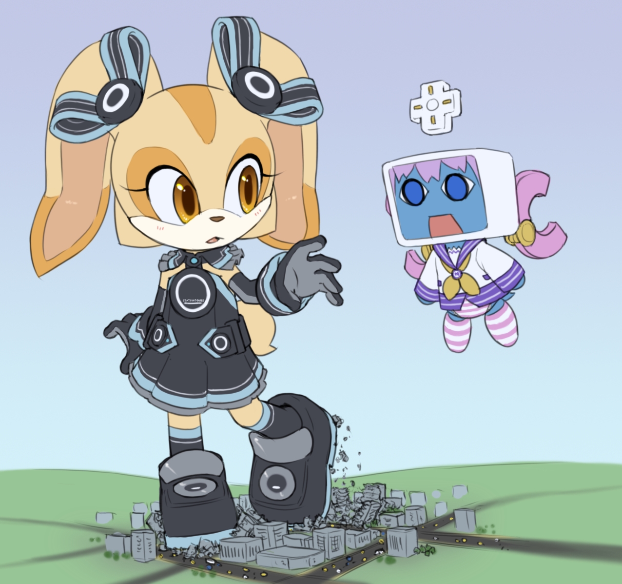 Cream's Uni cosplay by AlloyRabbit