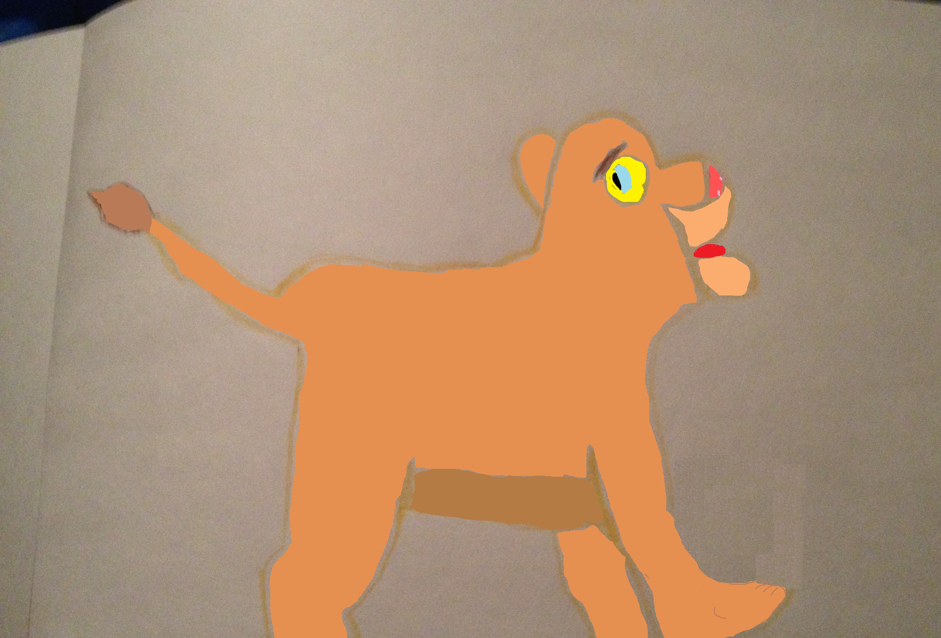 My Attempt at Sketching out Nala by Shippo