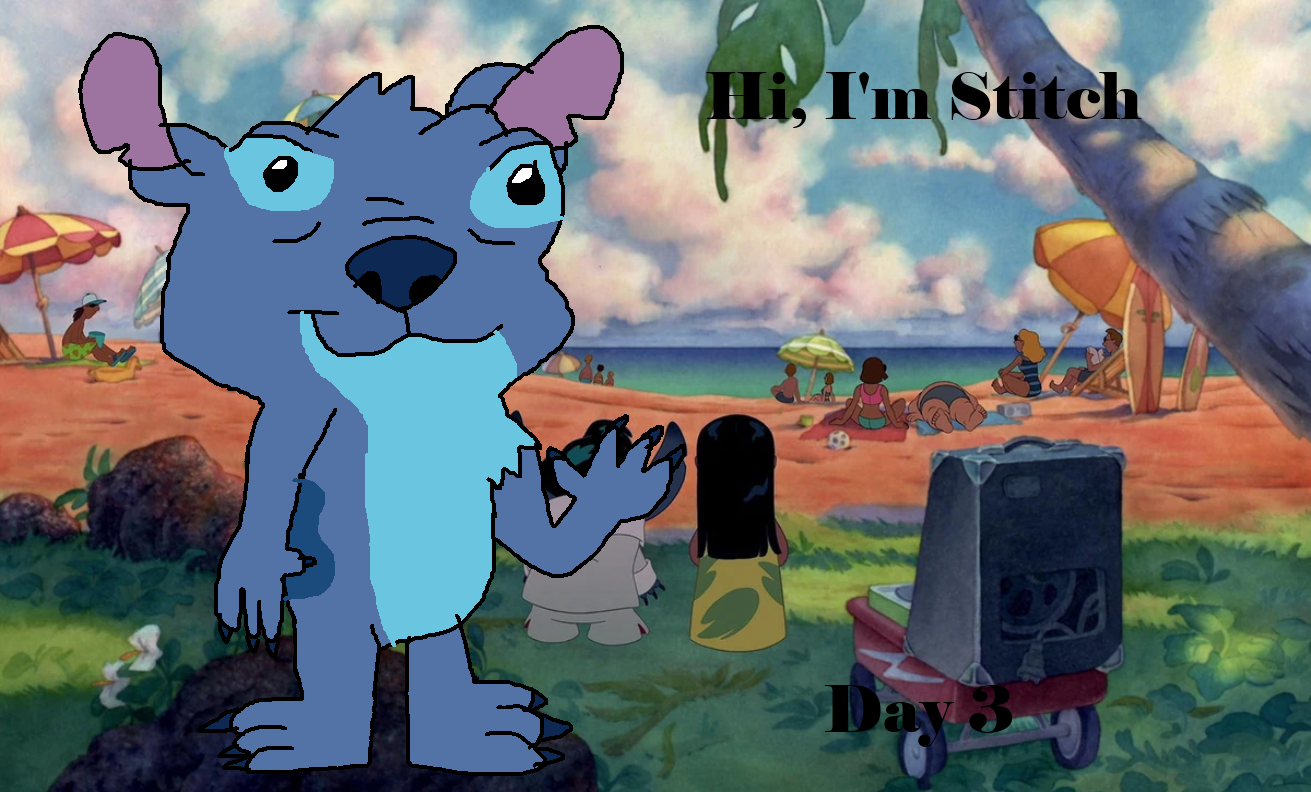 FurryCritters11 Day 3 - Stitch by FurryCritters11