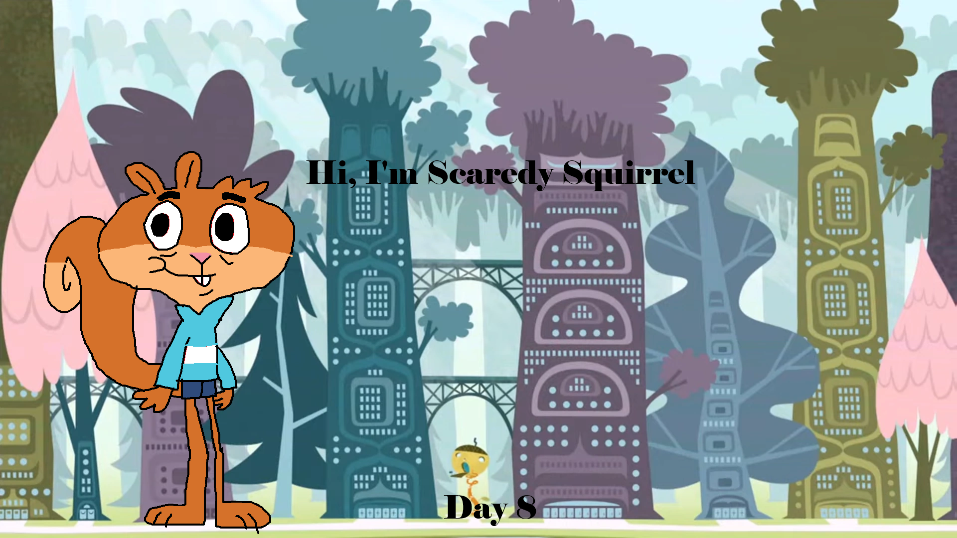 FurryCritters11 Day 8 - Scaredy Squirrel by FurryCritters11