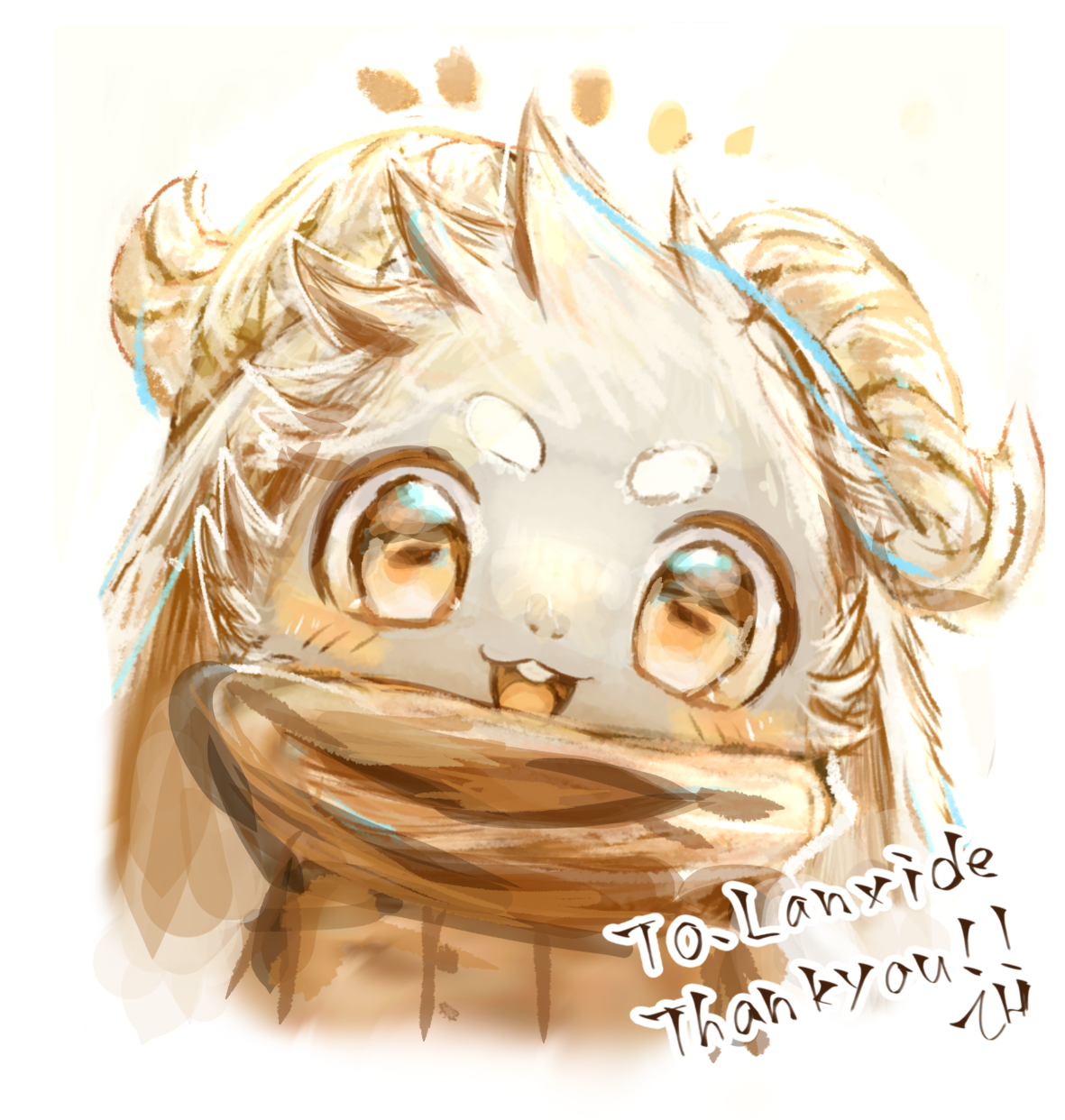 Happiest 🐐 ever by Lanxide