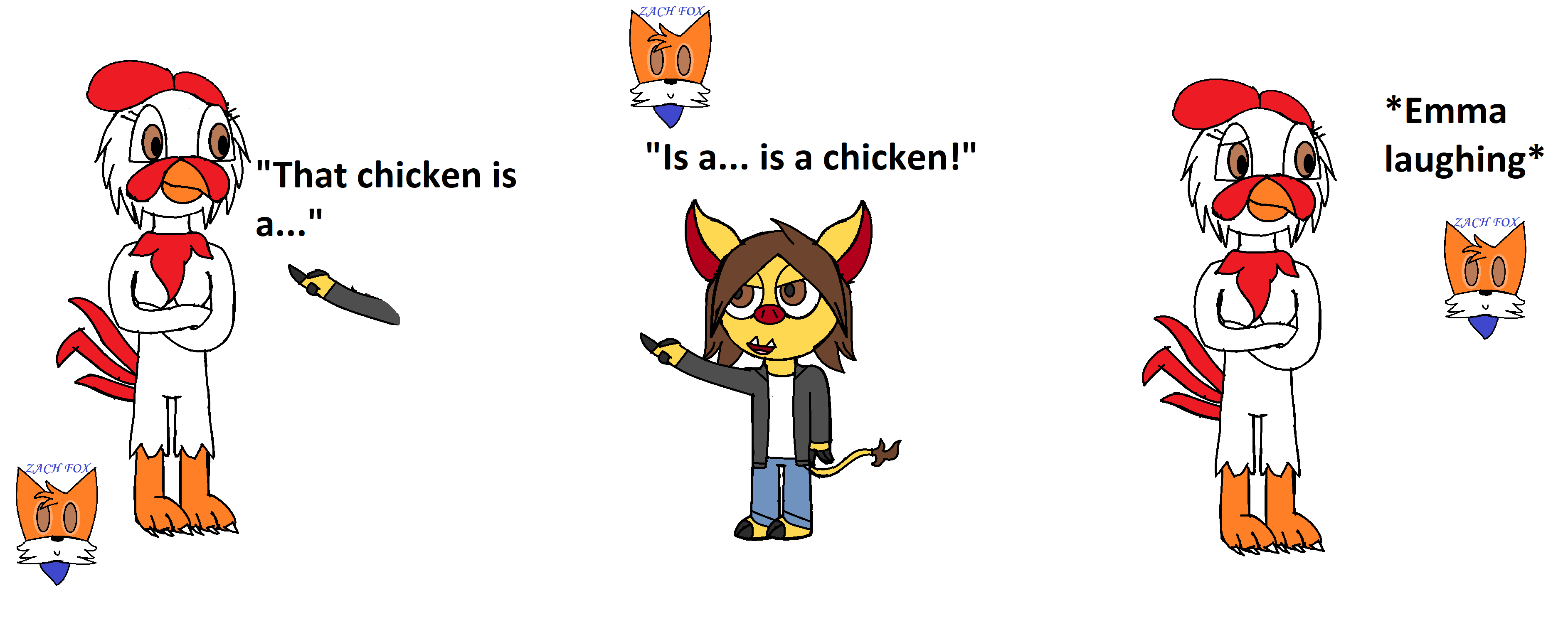Chicken is Chicken (Strip 3) by Commando672