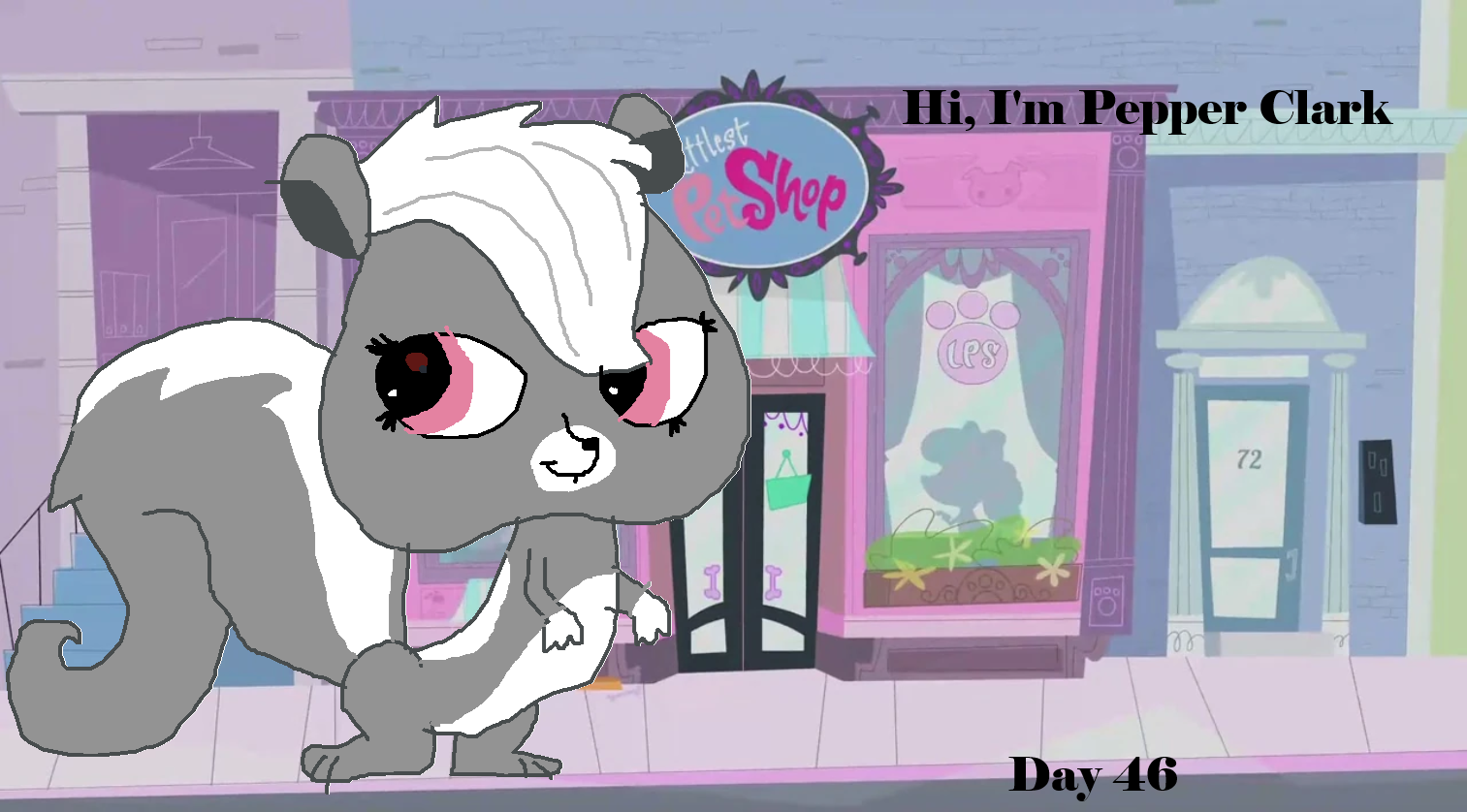 FurryCritters11 Day 46 - Pepper Clark by FurryCritters11