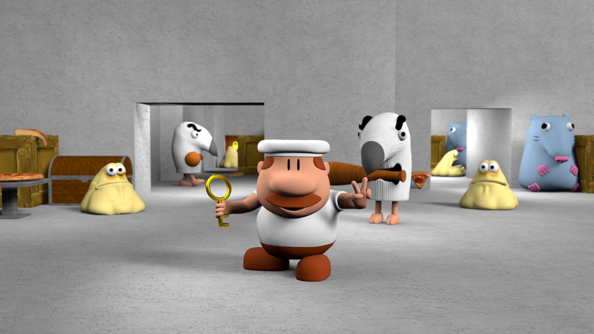 Gustavo in Pizza Crawler by SpyrotheDragon2022