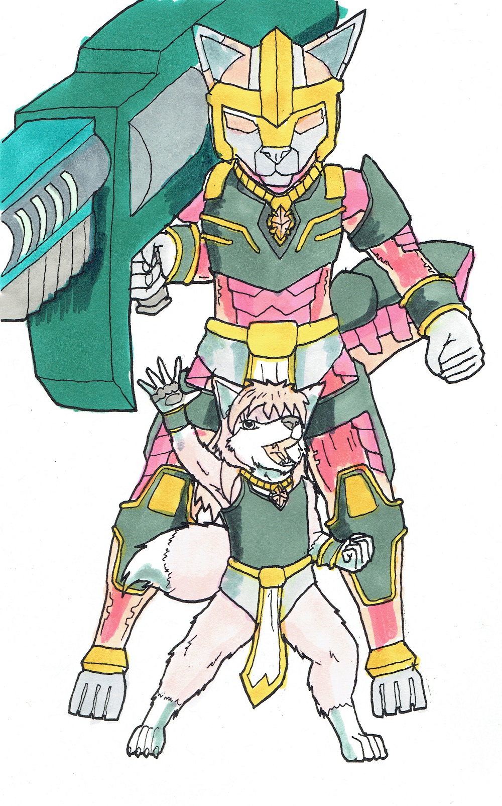 Fiona as a Knight by LittleFoxFiona