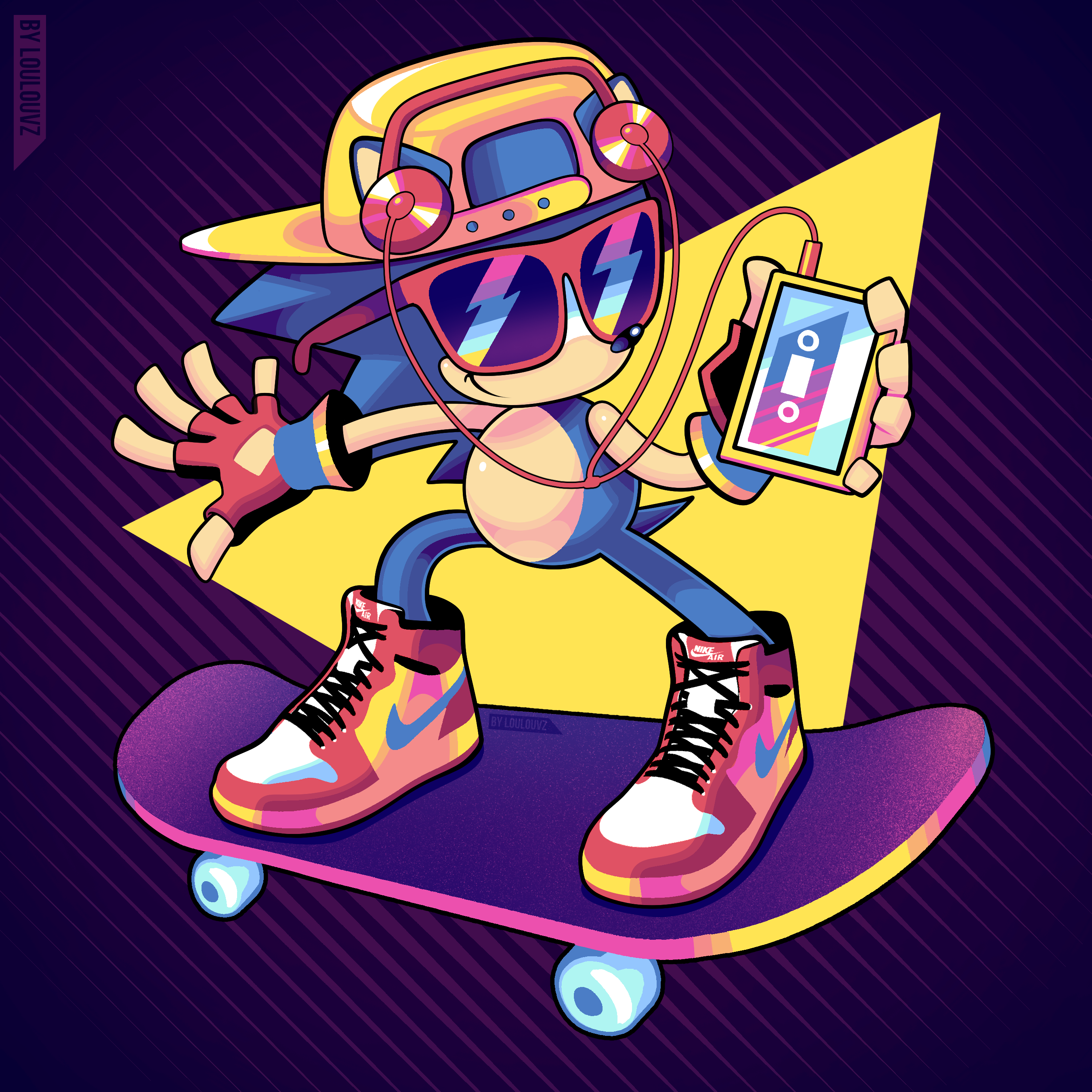 Cool Classic Sonic 😎 by Spaicy