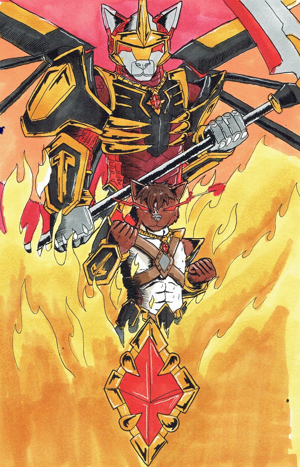 Shadow Fang aka The hellfire knight by n1ghtmar37