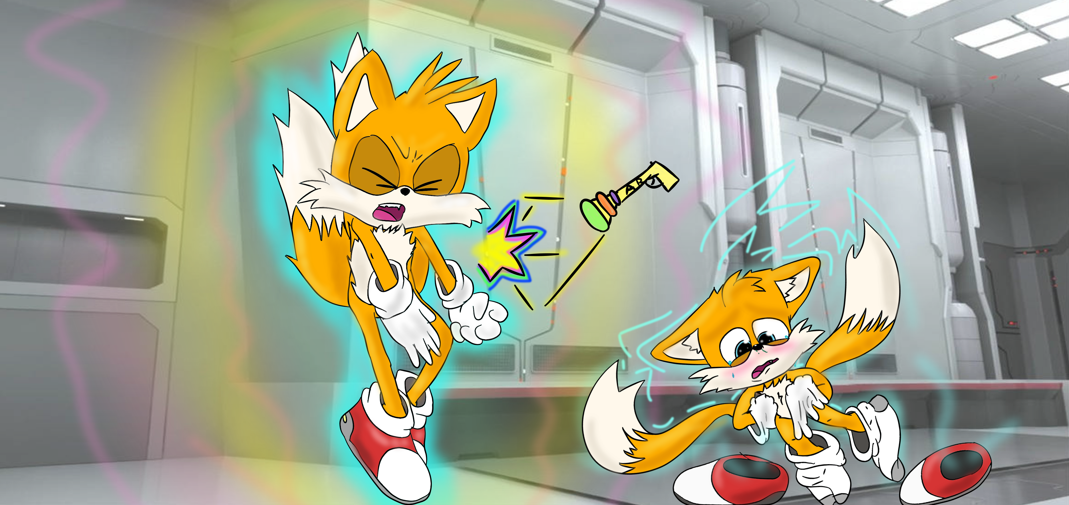 Tails AR Ray by MilestheHedgehog