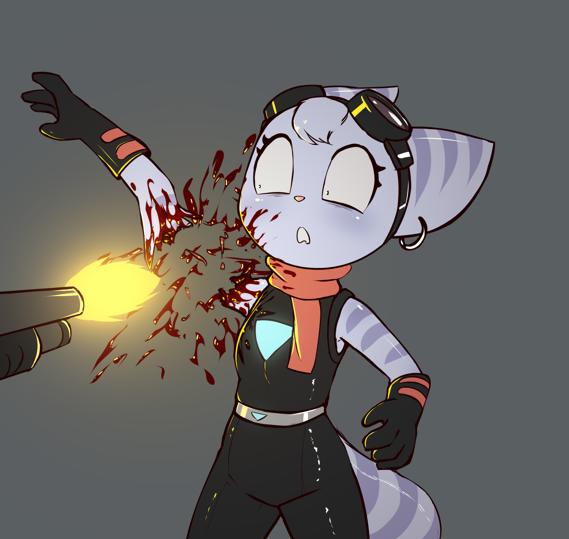 The Big ImageBoard (TBIB) - anthro blood bodily fluids breasts clothing constricted pupils ...