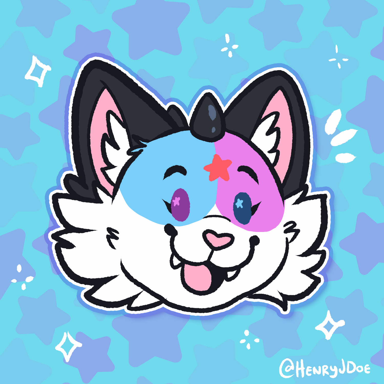 Headhot Icon for Confetti by henryjdoe