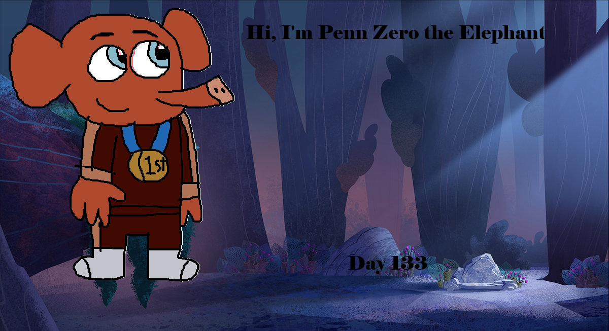 FurryCritters11 Day 133 - Penn Zero the Elephant by FurryCritters11