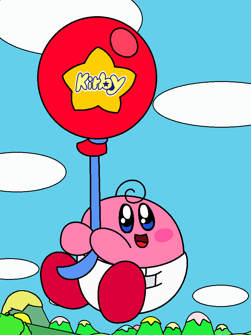 Baby Kirby's Balloon (Azurexary781) by DanielMania123
