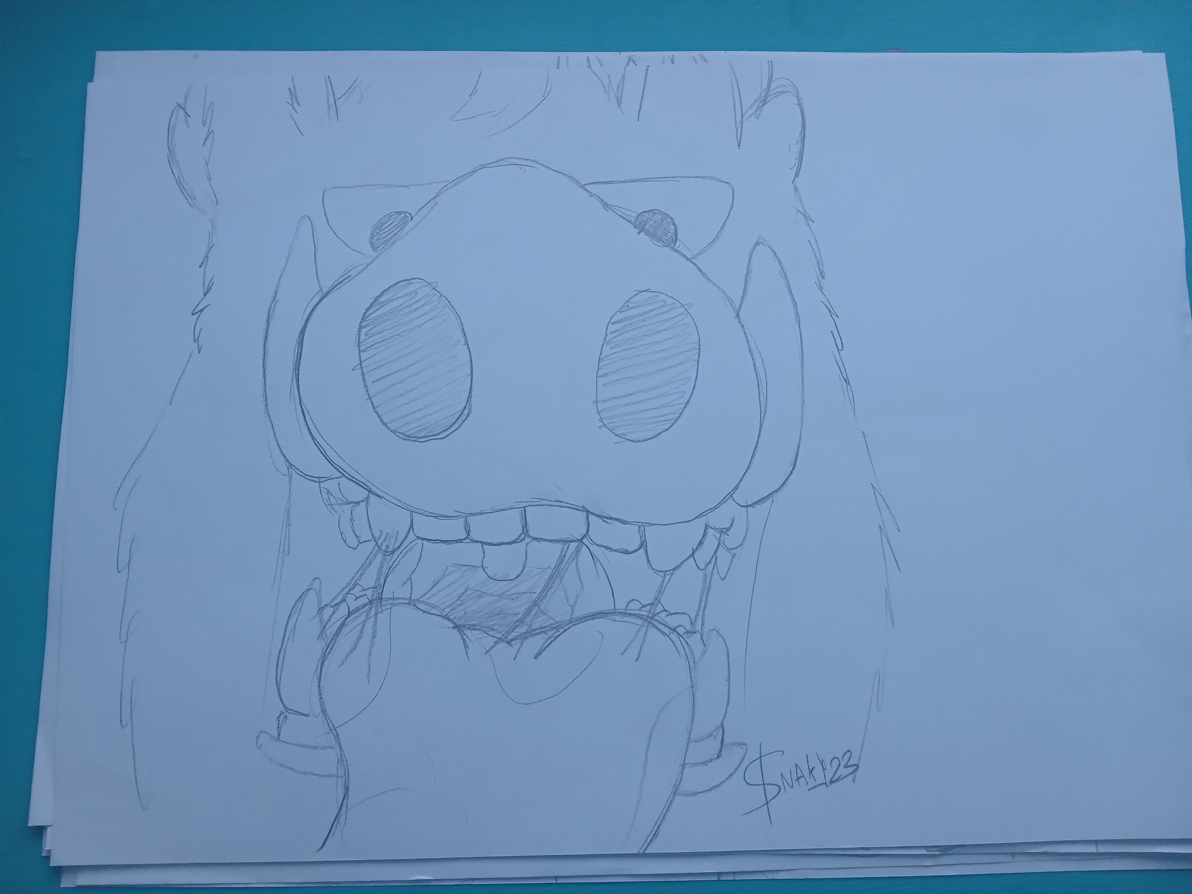 Cesar maw and eating pics by thedashy