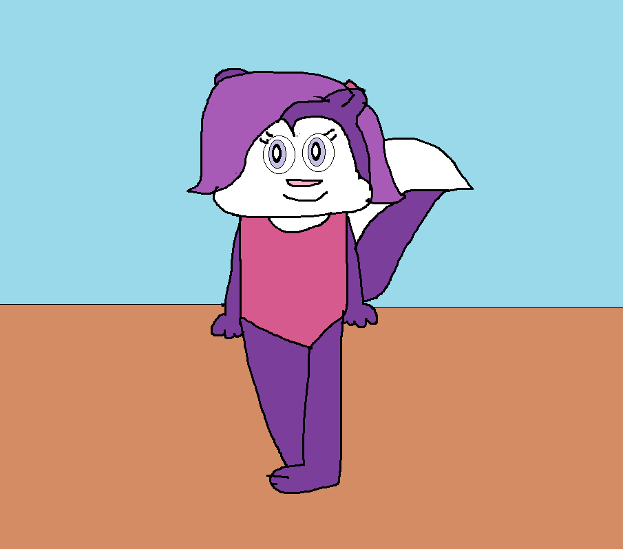 Beach Skunk Fifi by jeremycrimson