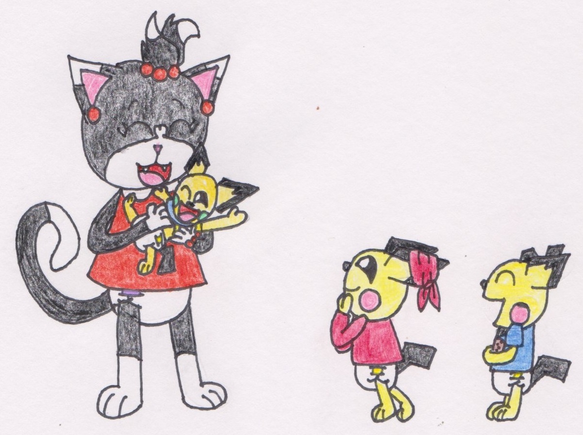 Chu Tickling Kitty by DanielMania123