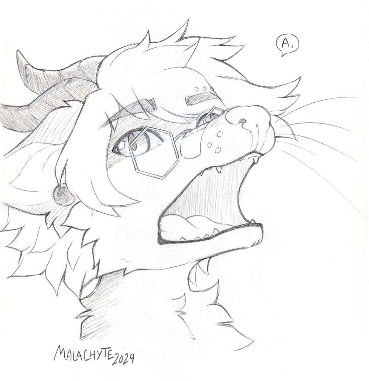 [CM] Teake Headshot Sketch by Malachyte