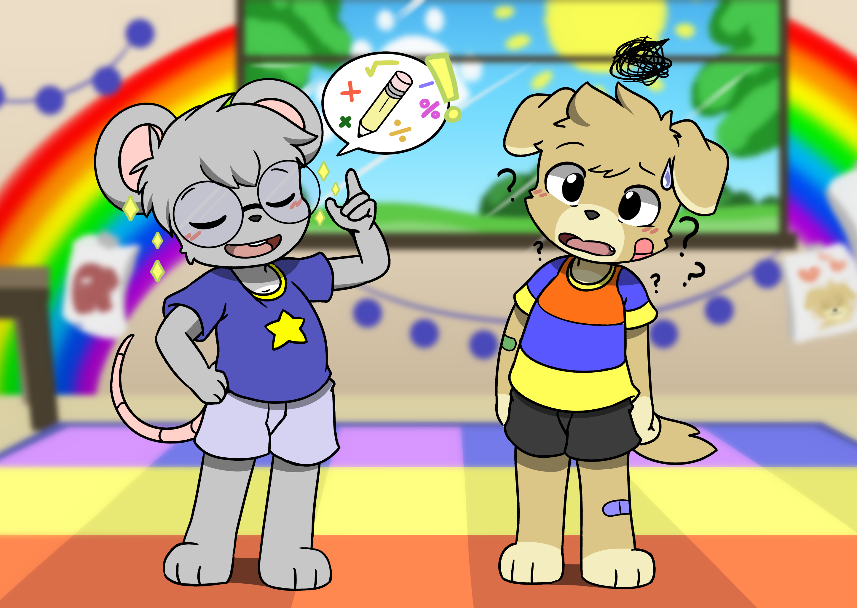 Learning with Simon! by Khaimera