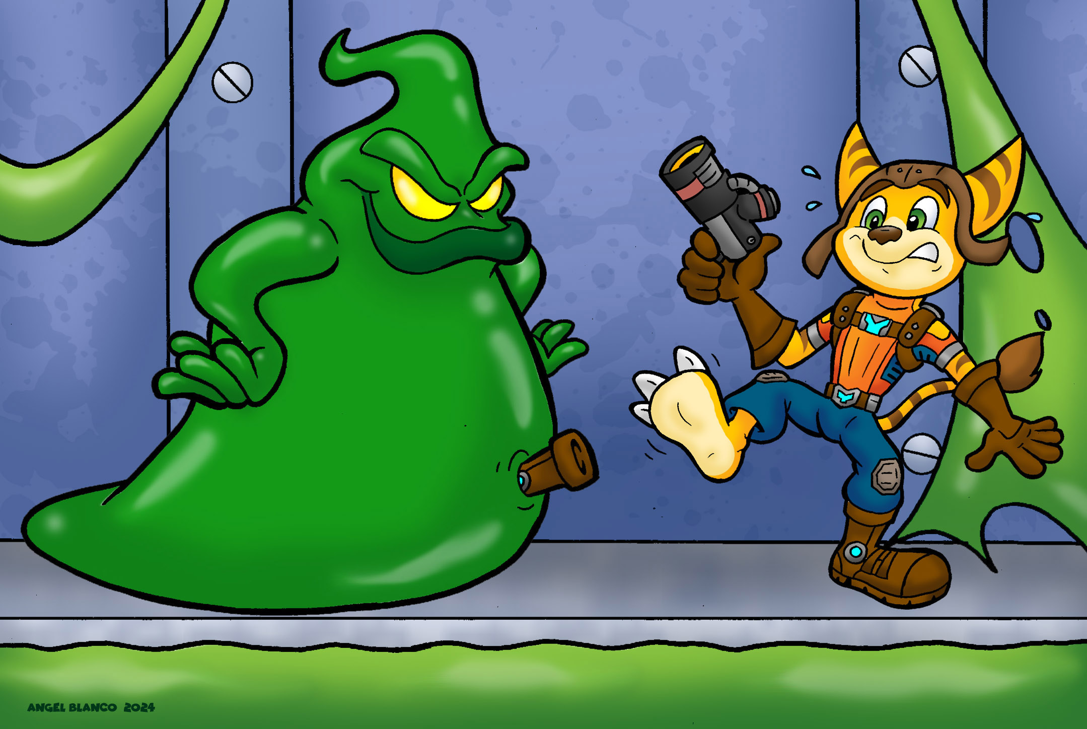 Ratchet Boot Loss by AngelBlancoArts