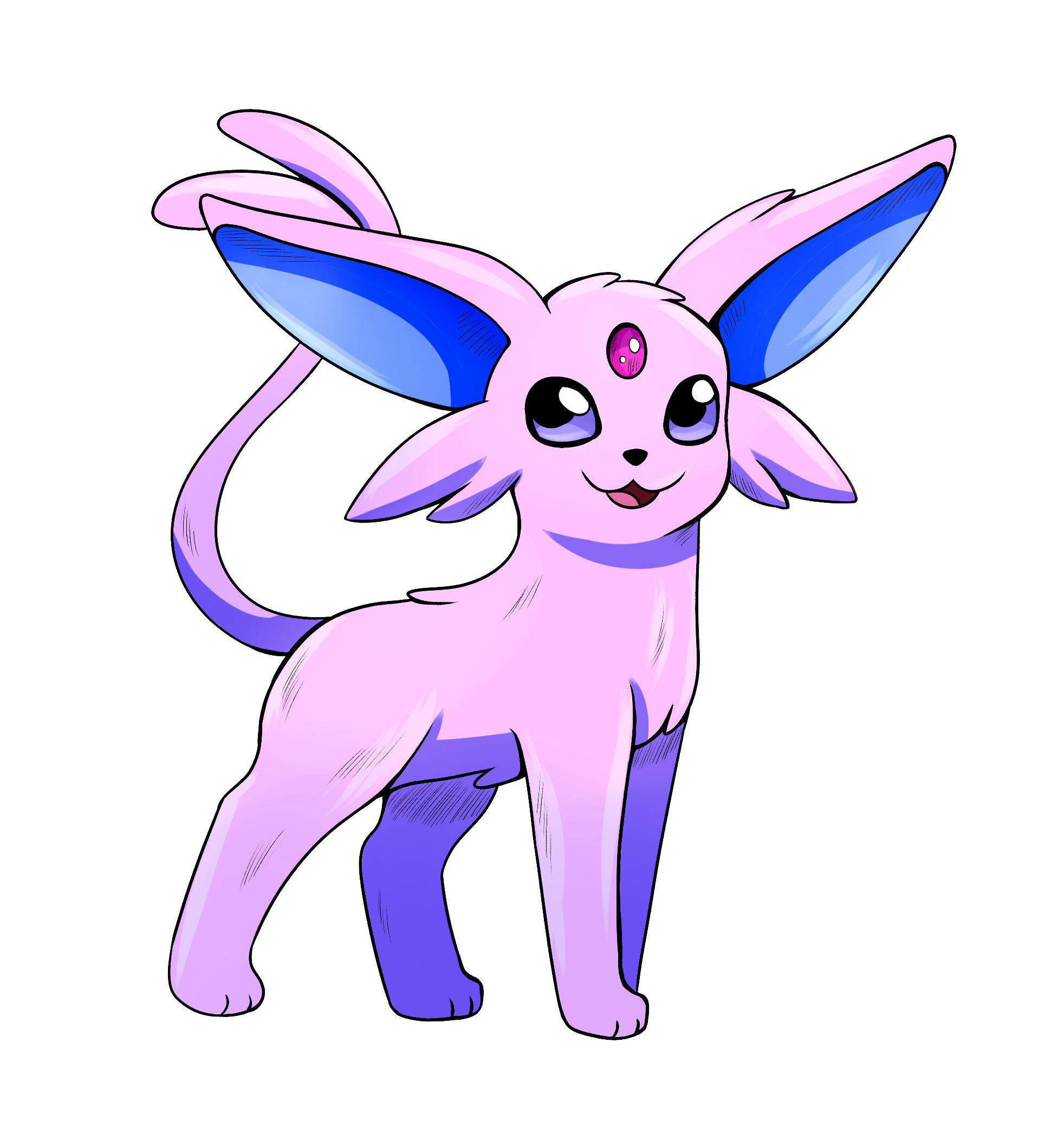 Espeon by LunarTurtle