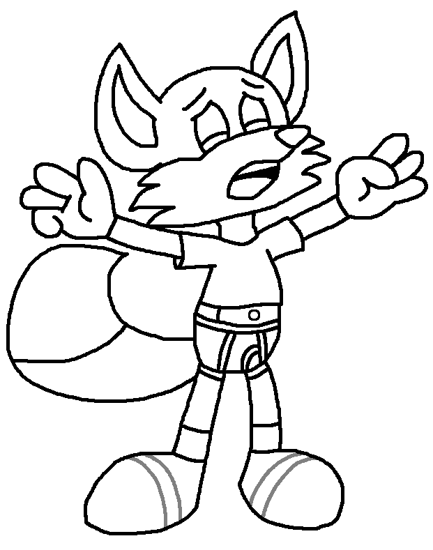 Briefs/Speedo/Underwear Fox Poses by CartoonFoxArt2002