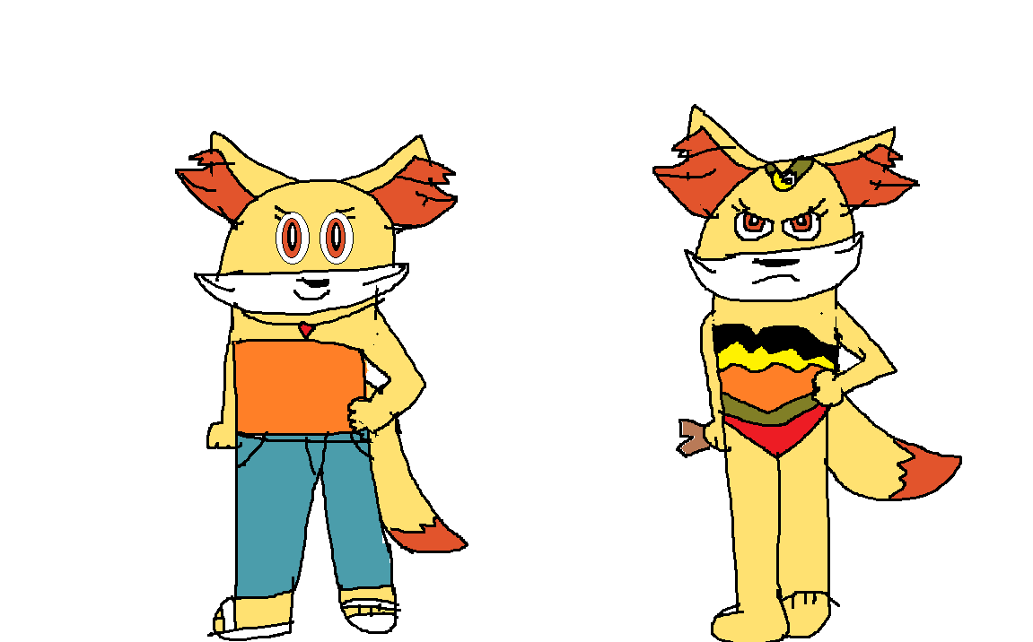 Foxy Fennekin / Firefox Grown Up by jeremycrimson