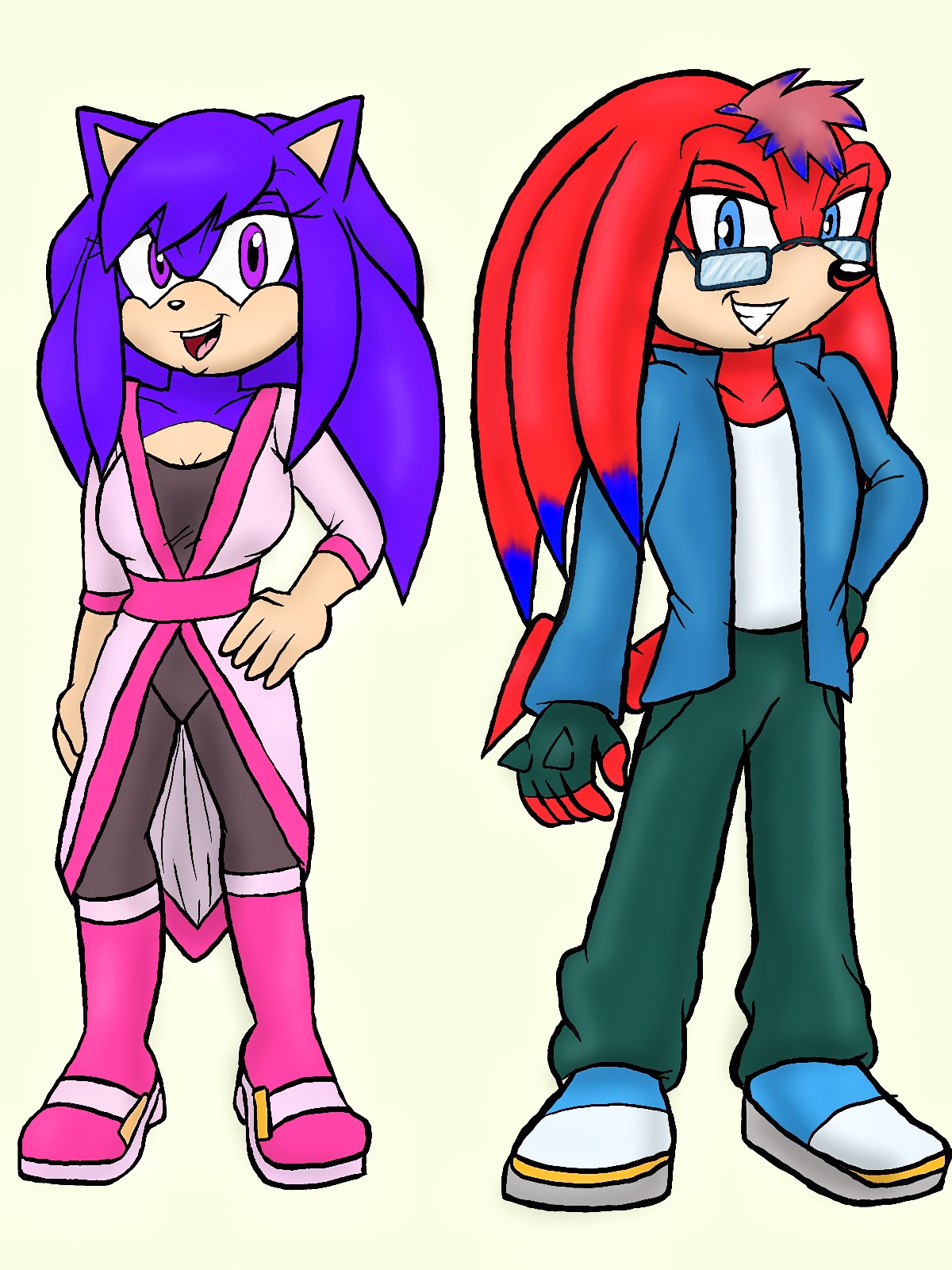 Commission- Future Twins Aleena and Edmund by MelSky