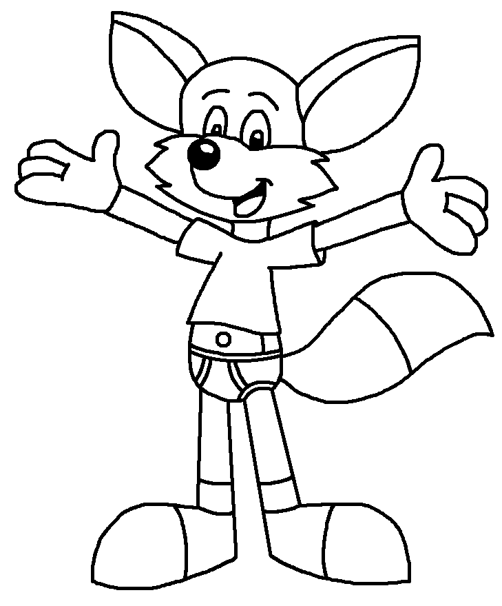 Briefs/Speedo/Underwear Fox Poses by CartoonFoxArt2002