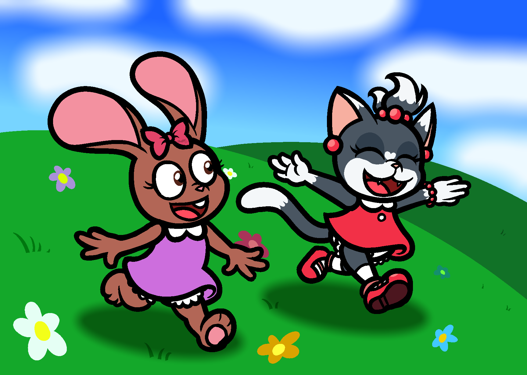 Flower Fields -By CaptainQuack64- by DanielMania123