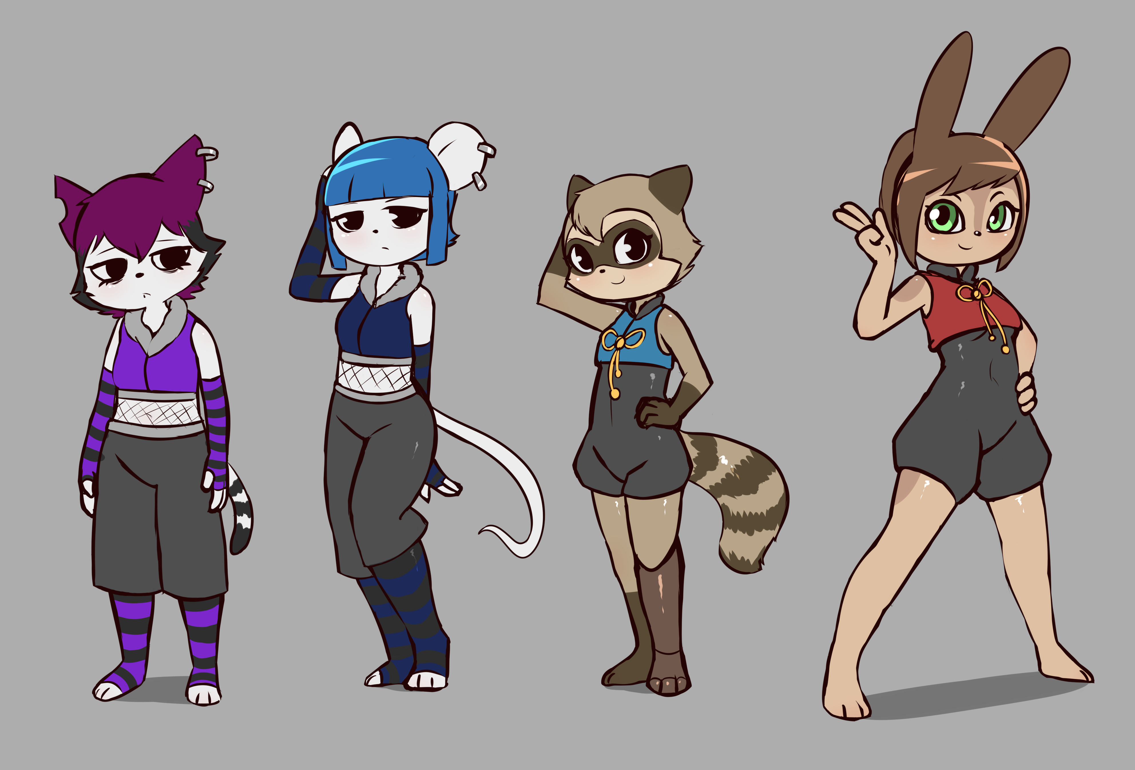 Commission: Lots of characters by e254e