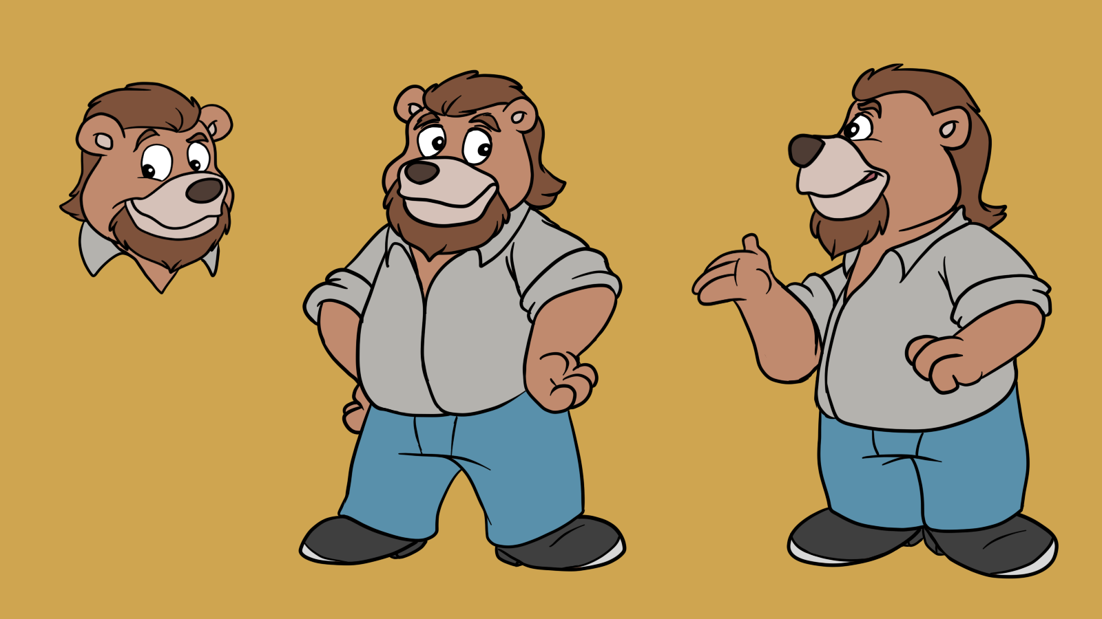 Stan Grizzly Character Sheet by MaxDeGroot